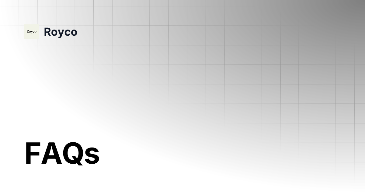 FAQs | Royco