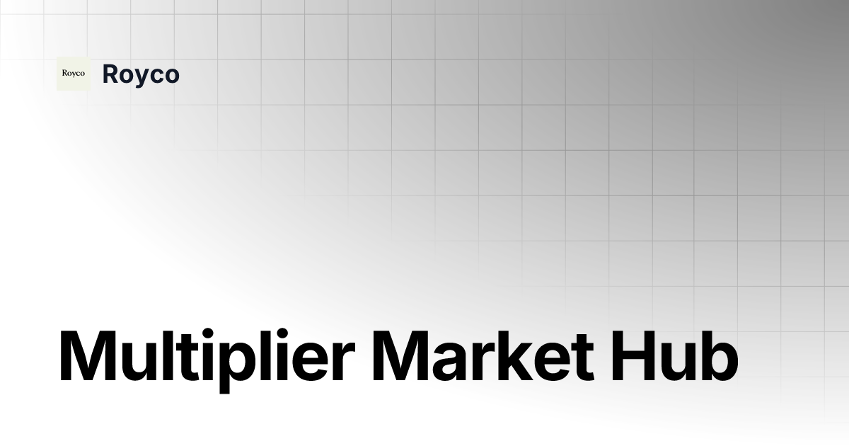 Multiplier Market Hub | Royco